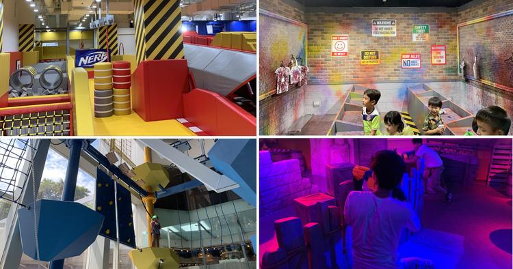 NERF experience centre opens in Marina Square on Oct. 4, 2019, features ...