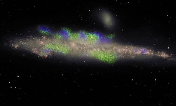 Astronomers Discover Giant Magnetic Ropes Around A Galaxy’s Halo | Nestia