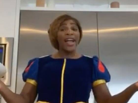 Serena Williams' Snow White Wardrobe Malfunction Will Make You LOL | Nestia