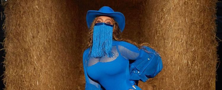 Beyoncé's Latest Ivy Park Look Includes a Fishnet Unitard and Cowboy ...