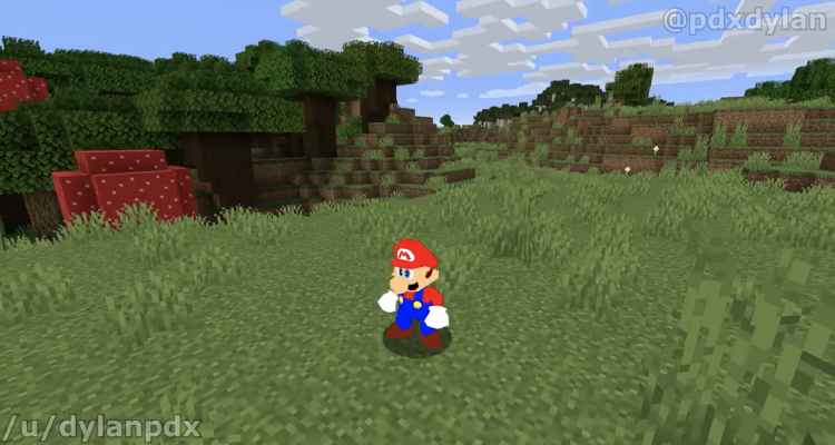 Modder puts Super Mario 64 into Minecraft | Nestia