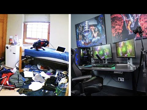 Ultimate gaming room makeover! (BEST GAMING ROOM SETUP MAKEOVER) | Nestia
