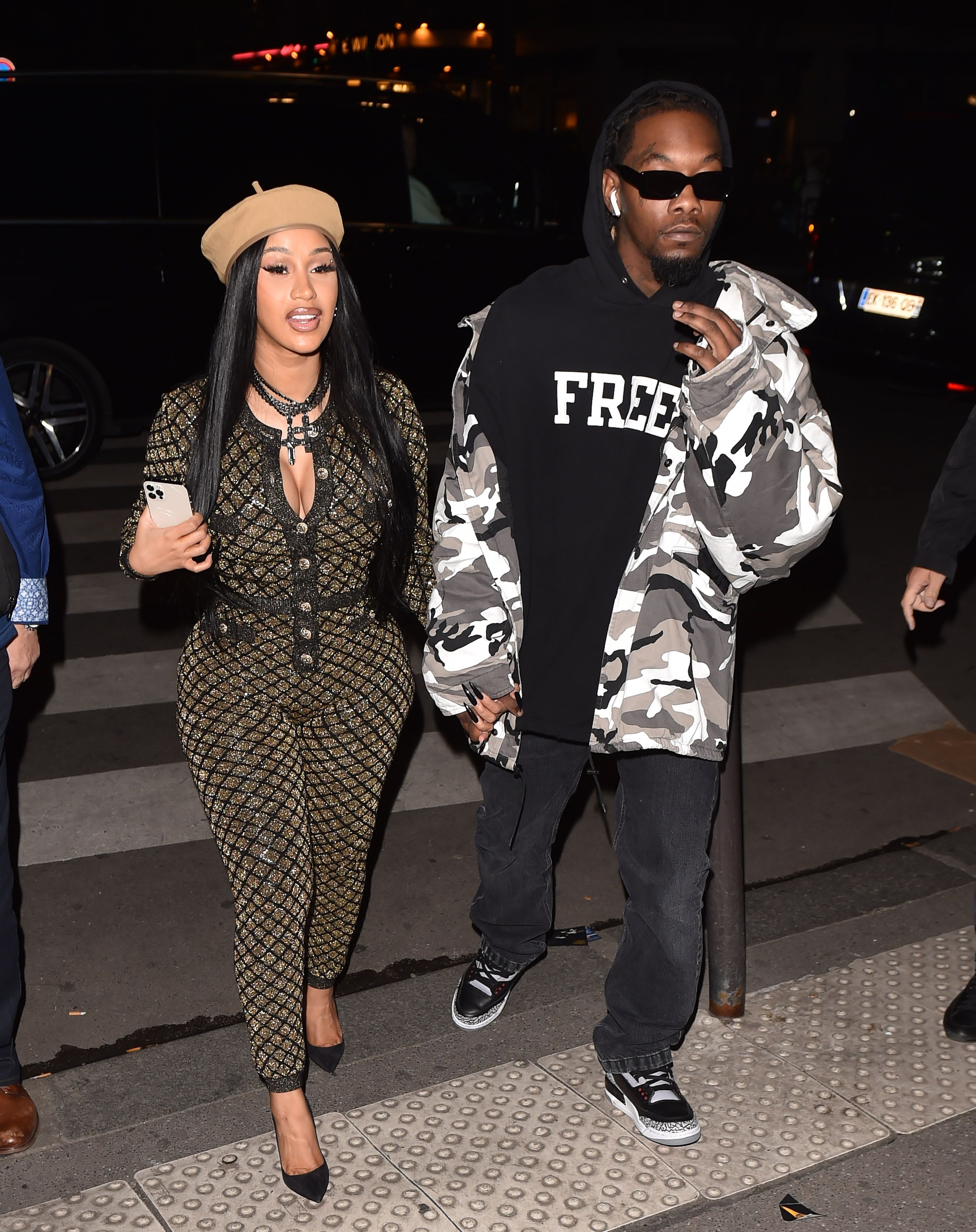 Cardi B and Offset Celebrate Valentine's Day With Matching Wedding Date ...