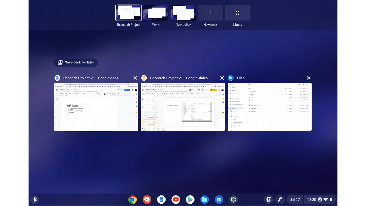 ChromeOS Is Looking a Lot Like Windows With Its New Virtual Desks | Nestia