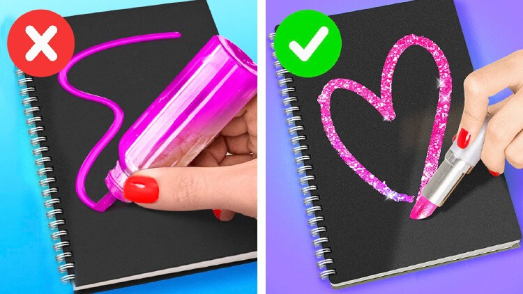 Brilliant Crafts And DIY Ideas For School! | Nestia