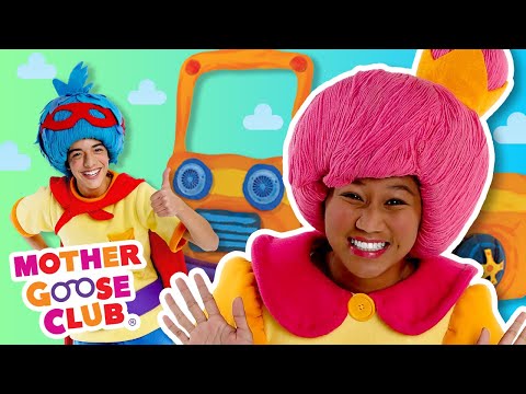 The Wheels on the Bus + More | Mother Goose Club Nursery Rhymes | Nestia
