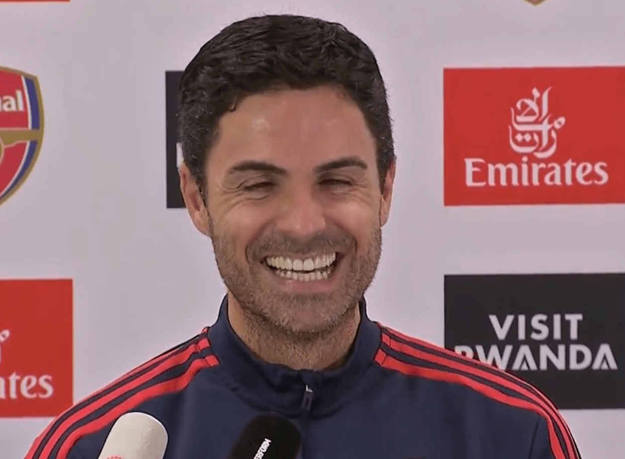 Mikel Arteta Responds To Mykhailo Mudryk Posing In An Arsenal Shirt On