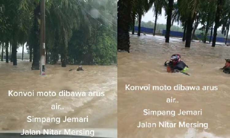 Singaporean superbikers experience anxious moments after bikes get stuck in Johor floods | Nestia