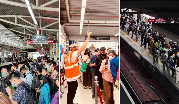 Crowded Hang Tuah LRT Station Due To Masjid Jamek-Bandaraya Stations Closure | Nestia