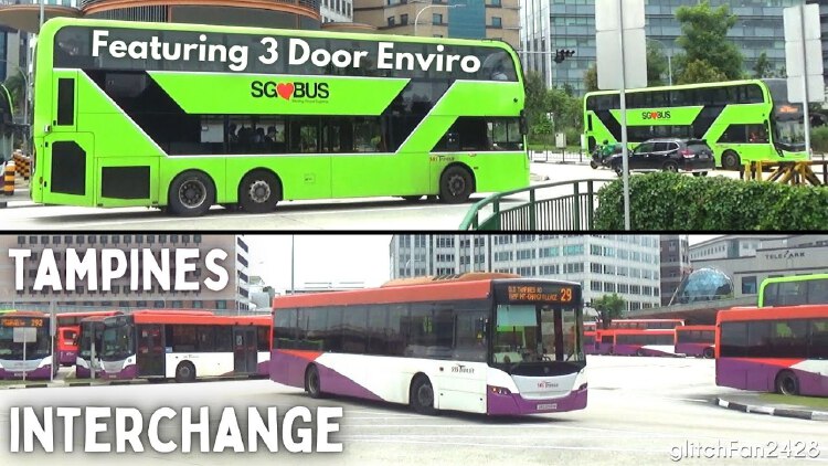 Buses at Tampines Bus Interchange, Singapore | Nestia