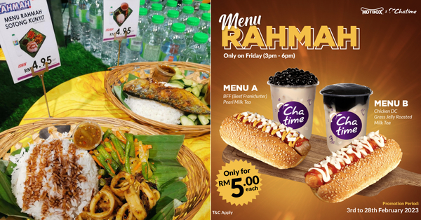 12 Places Offering Affordable Menu Rahmah Meals From As Low As RM4.50 ...