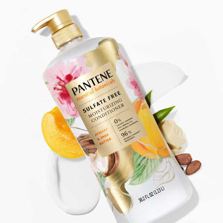 The New Pantene Essential Botanicals Apricot And Shea Butter Shampoo