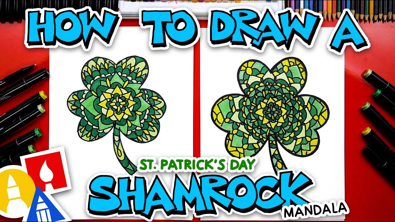 How To Draw A Shamrock Mandala - Advanced | Nestia