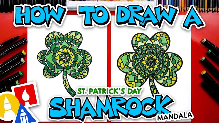 How To Draw A Shamrock Mandala - Advanced | Nestia