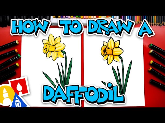 How To Draw A Daffodil | Nestia