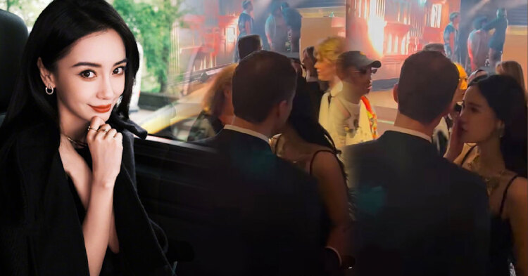 头贴头摸手臂 Angelababy纽约密聊神秘男 | Nestia