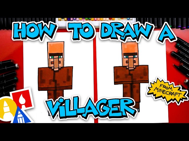 How To Draw A Villager From Minecraft | Nestia