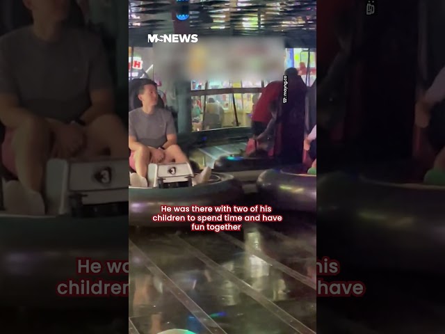 TikTok CEO Spotted In Vivocity On Bumper Cars With His Kids | Nestia