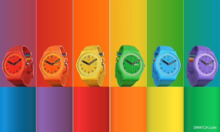 内政部消息反驳Swatch，“表盘的确印有LGBT标志” | Nestia