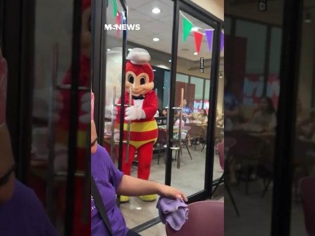 Jollibee Mascot Judges Customer For Holding McDonald's Cup | Nestia