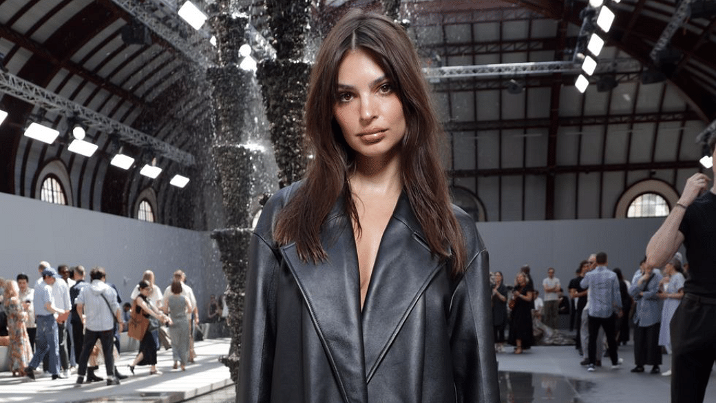 Emily Ratajkowski Put Her Sultry Spin on Cottagecore In A Cropped Gingham Set | Nestia