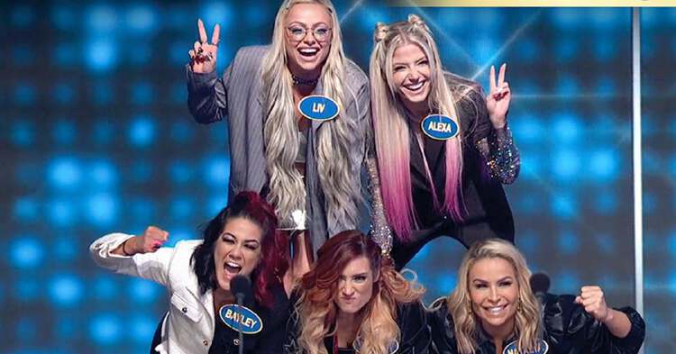 It's Men vs Women in WWE Superstar Celebrity Family Feud | Nestia