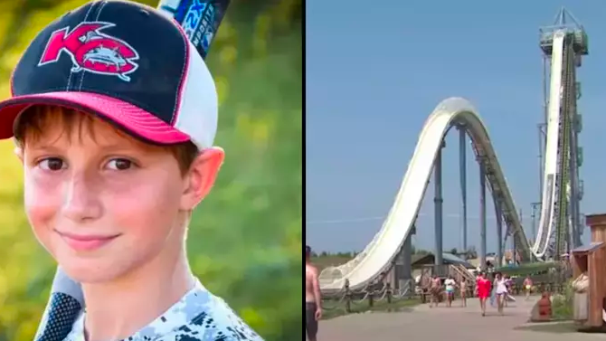 Mum of boy decapitated on ‘world’s tallest waterslide’ had to be held back | Nestia