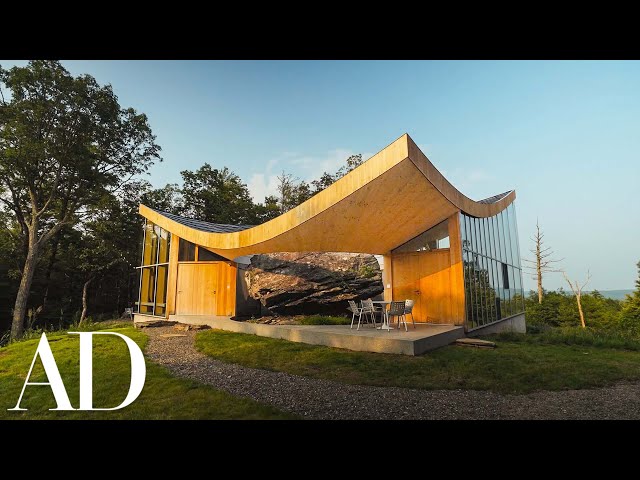 Inside A Family Home Built Around A 12,000-Year-Old Boulder | Unique ...