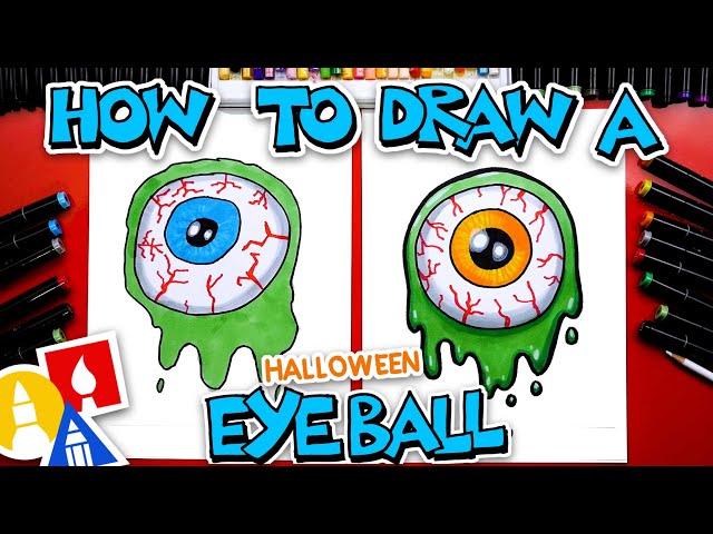 How To Draw A Spooky Eyeball For Halloween | Nestia