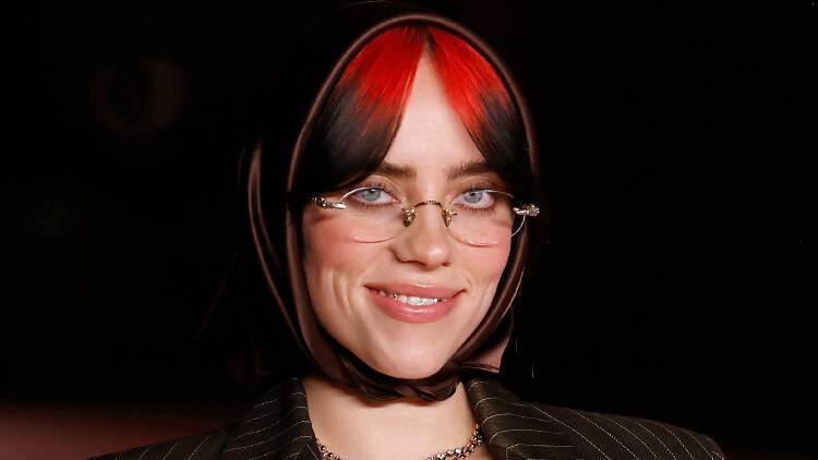 Billie Eilish Paired A Baseball Cap With A Hair Ribbon And It Somehow