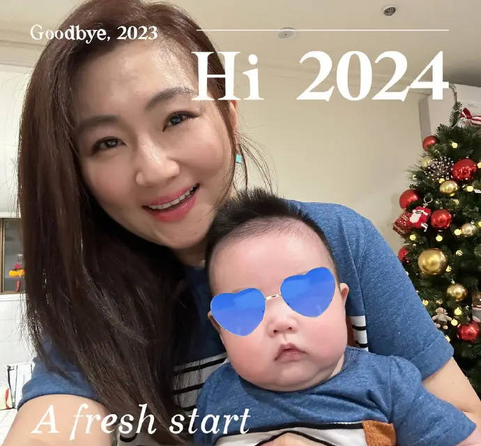 Selina晒儿子小腰果正面照 圆脸胖嘟嘟呆萌可爱 | Nestia