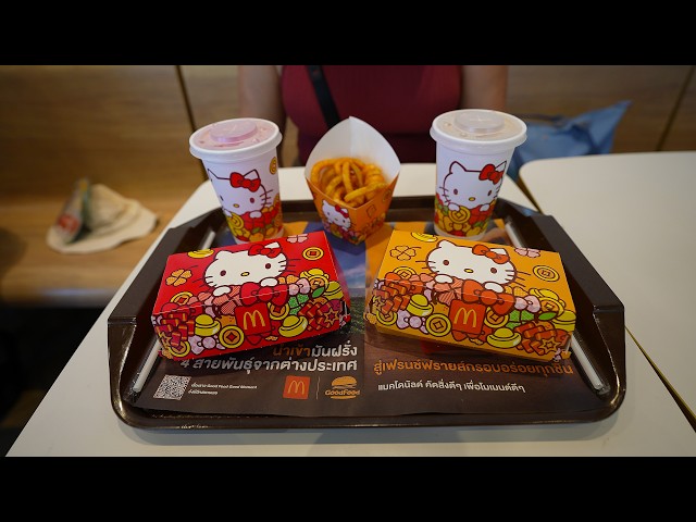 Hello Kitty McDonalds in Thailand | Nestia