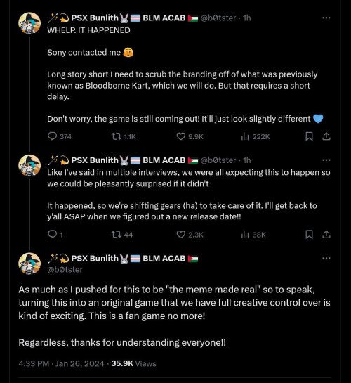 应索尼要求 《血源卡丁车》将被迫放弃“血源”IP | Nestia