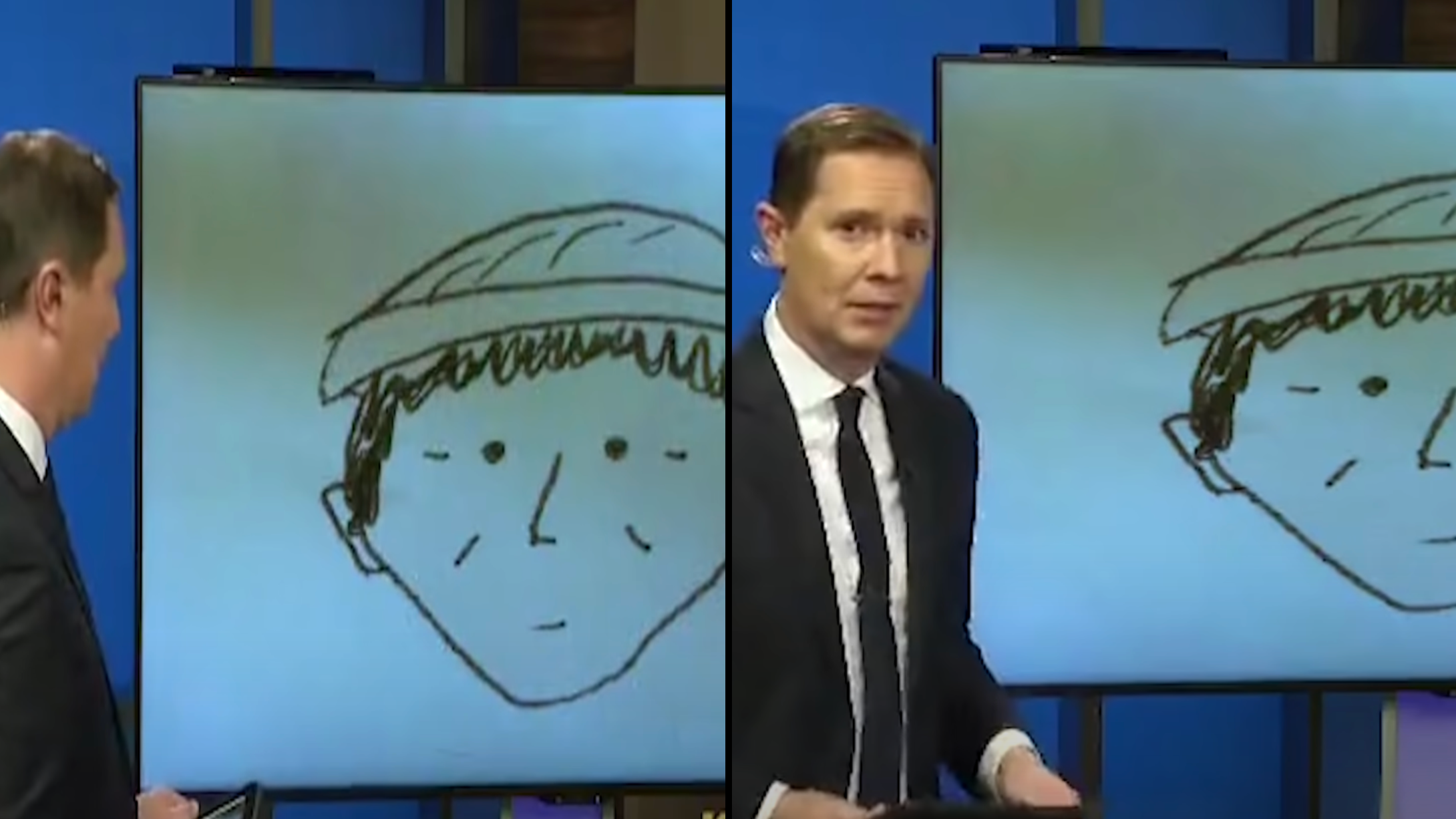 News presenter who laughed at 'worst police sketch' immediately sees ...