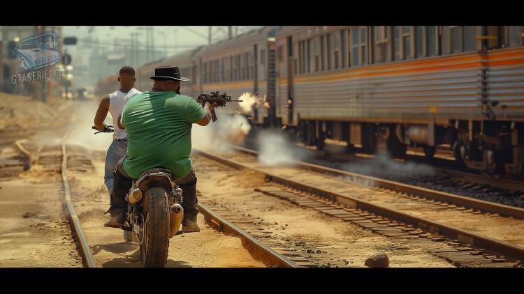 AI生成《GTA圣安地列斯》标志性场景 画面太逼真了 | Nestia