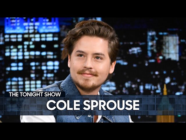 Cole Sprouse Trained with a Mime for His Non-Speaking Role in Lisa Frankenstein | The Tonight ...