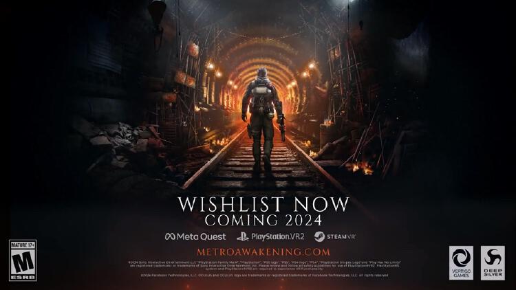 《地铁：觉醒》非PSVR2独占 还登陆Meta Quest和Steam VR | Nestia