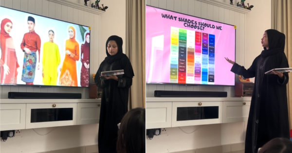 Woman Goes Viral For Doing A Presentation On What Colour Her Family's Baju Raya Should Be | Nestia