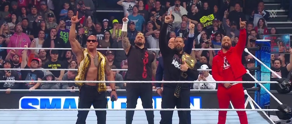 The Rock Officially Joined The Bloodline On WWE SmackDown | Nestia The Rock Officially Joined The Bloodline On WWE SmackDown | Nestia