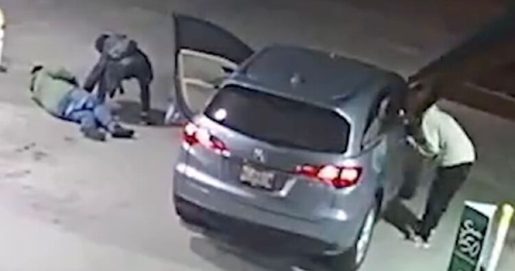 CCTV shows moment good samaritan shot in carjacking after man asks him for a dollar | Nestia