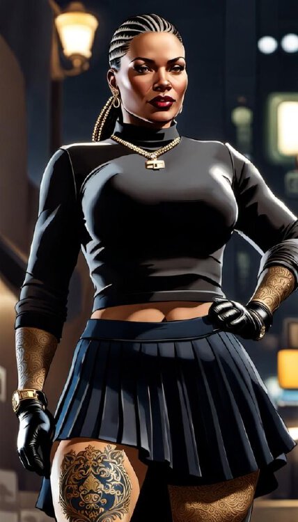 饭制《GTA6》女角色渲染图：皮裙亮眼 身材吸睛 | Nestia