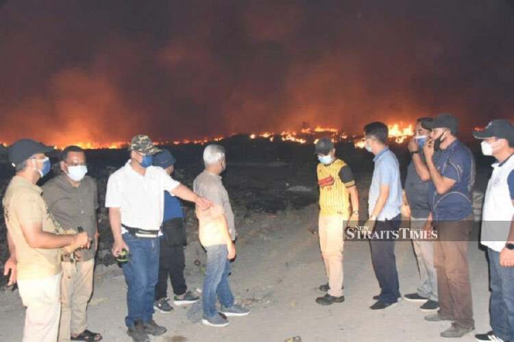 KK City Hall works to reduce fire spread at landfill | Nestia