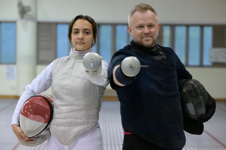 A Parisian family affair for Singaporean fencer Amita Berthier at 2024 ...