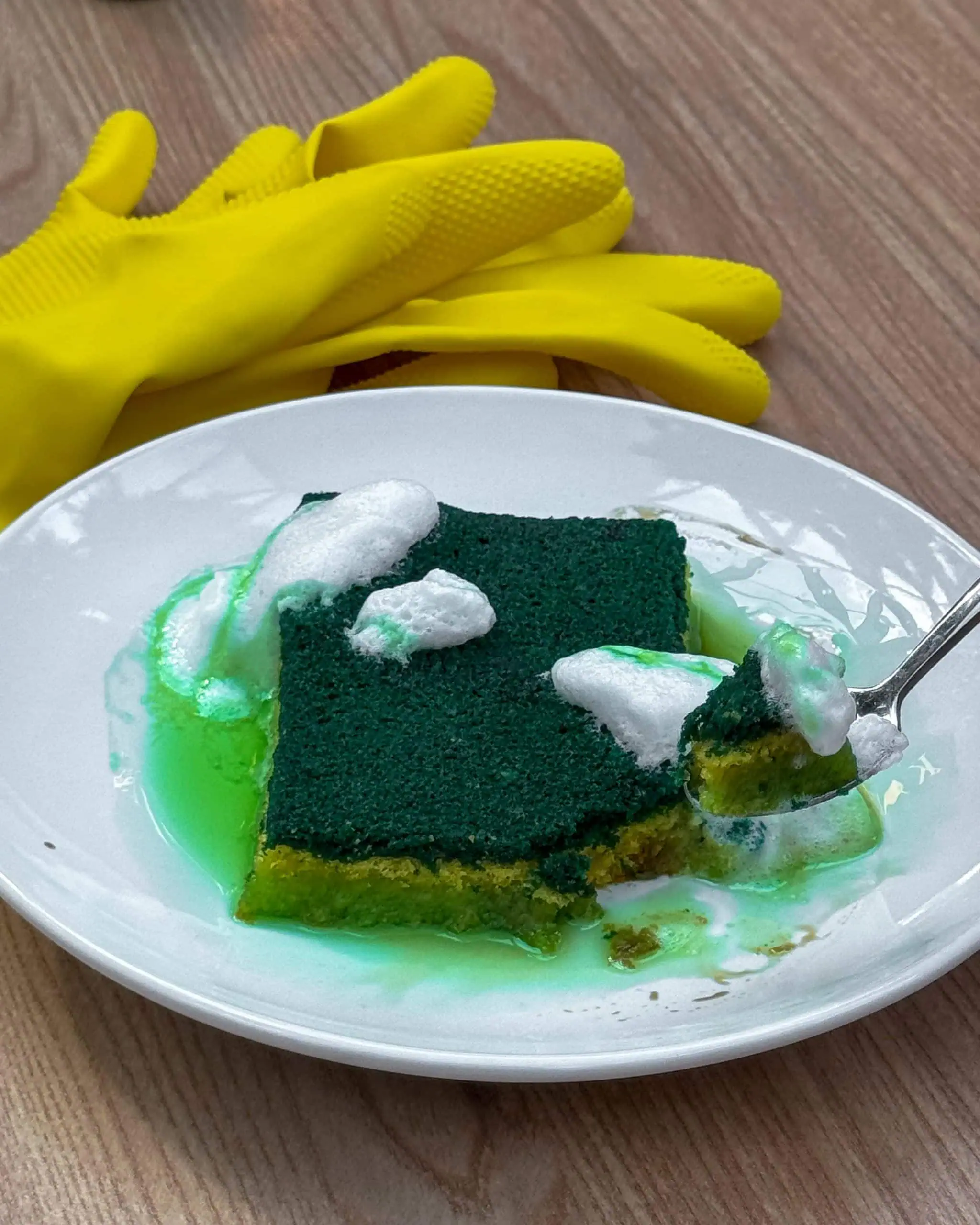 This restaurant in Jewel has an edible dirty kitchen sponge complete ...