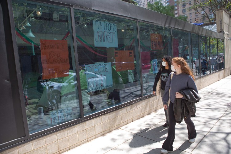 NYPD raids short-lived anti-Israel encampment at Fordham University’s ...
