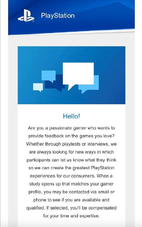 玩家收到“最佳PS体验”调查邮件 被选中或有报酬 | Nestia