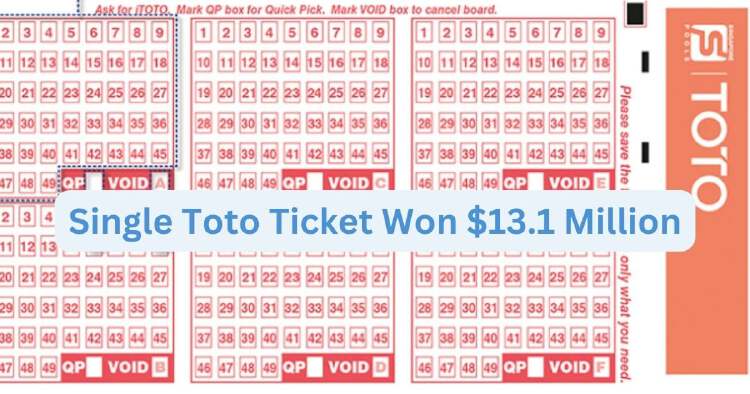 Singapore Pools Confirms That 9 May Toto Winner Wins the Largest Prize Money in History | Nestia