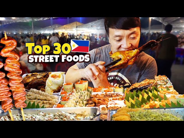 Top 30 STREET FOODS in the Philippines | Best CHEAP EATS from Manila to Davao | Nestia