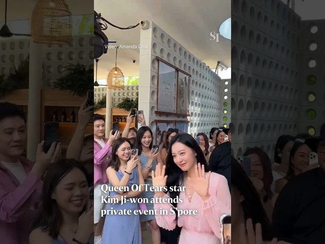 Queen Of Tears star Kim Ji-won in Singapore (May 12) | Nestia