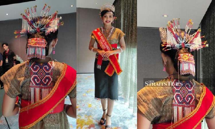 Sabah teacher promotes 100-year-old traditional attire in Unduk Ngadau ...